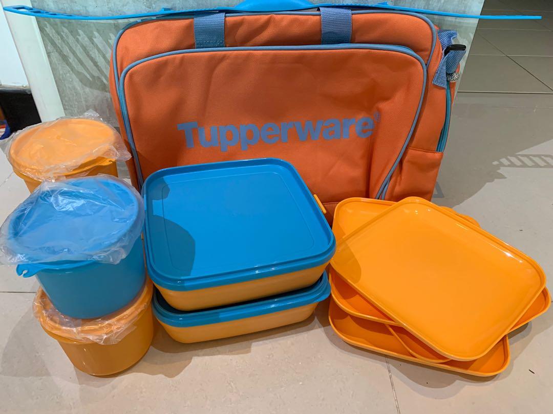 Tupperware Picnic set with carrier and bag, Furniture & Home Living ...