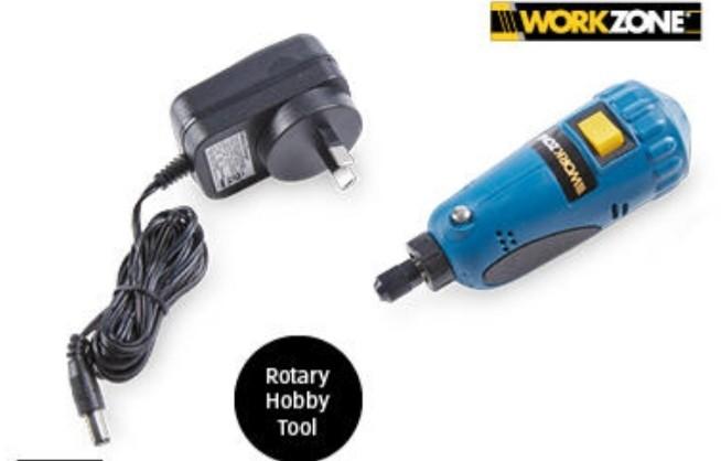 Workzone Heavy Duty 18 Volts Rotary Tool Kit AC Engraver Engraving ...