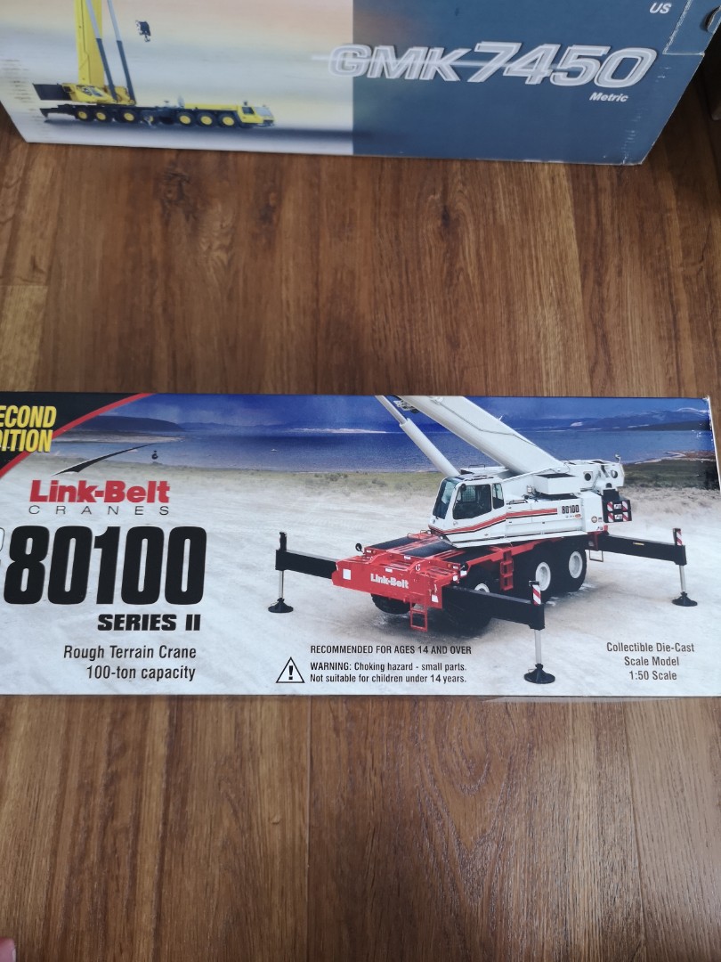 1:50 Link-Belt RTC-80100 Series II Terrain Crane, Toys & Games, Others ...