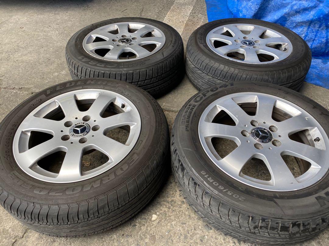 16" Kompressor Benz Mags used 5Holes pcd 112 mags only NO Tires, Car ...