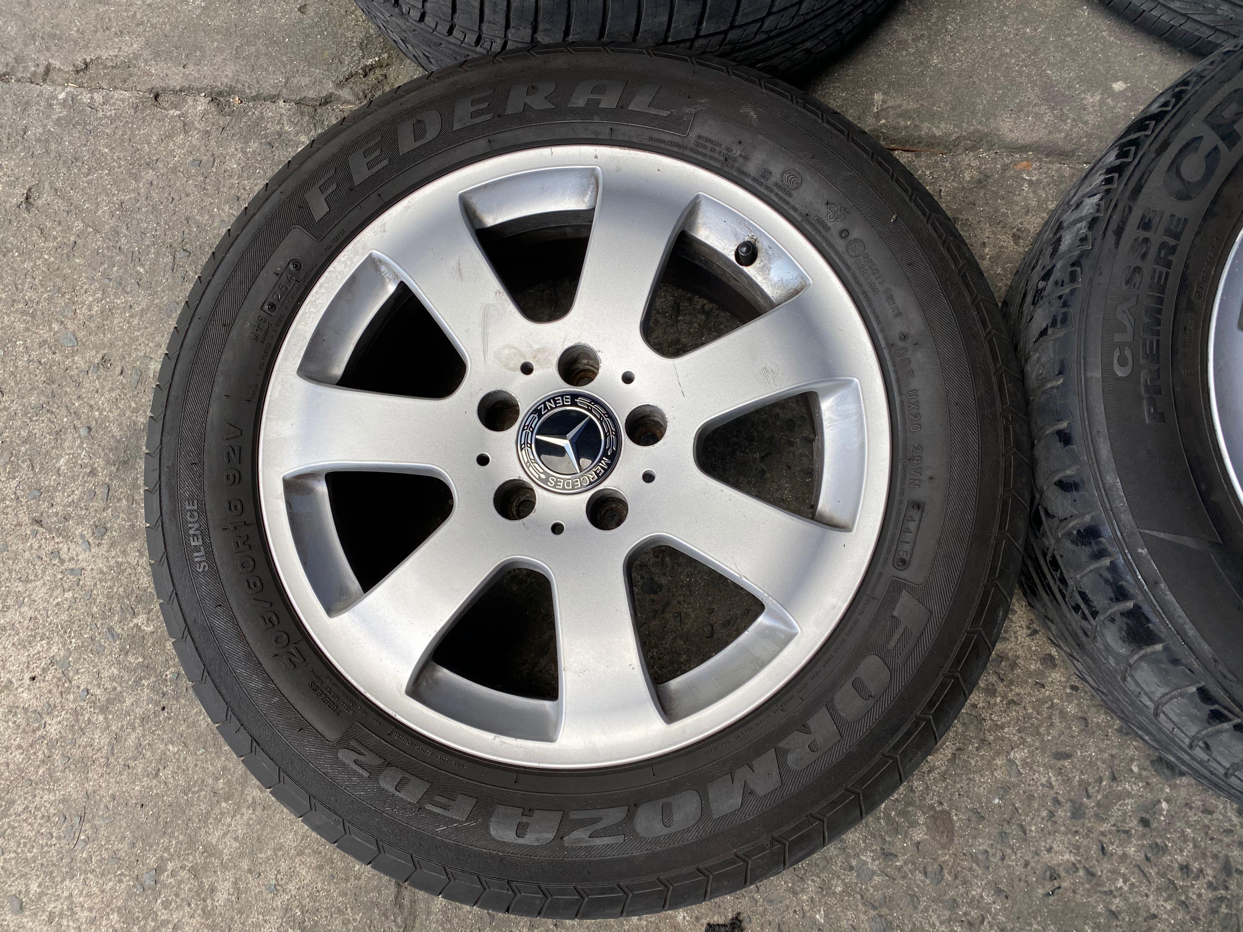 16" Kompressor Benz Mags used 5Holes pcd 112 mags only NO Tires, Car ...