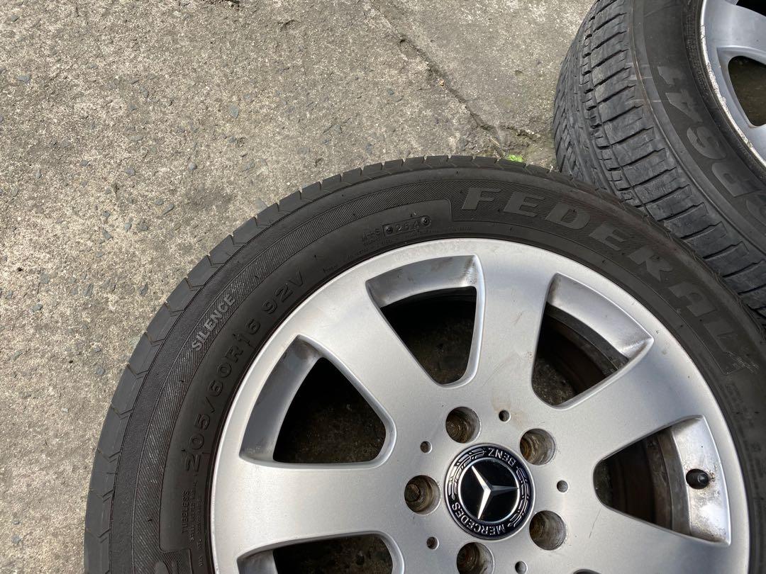 16" Kompressor Benz Mags used 5Holes pcd 112 mags only NO Tires, Car ...