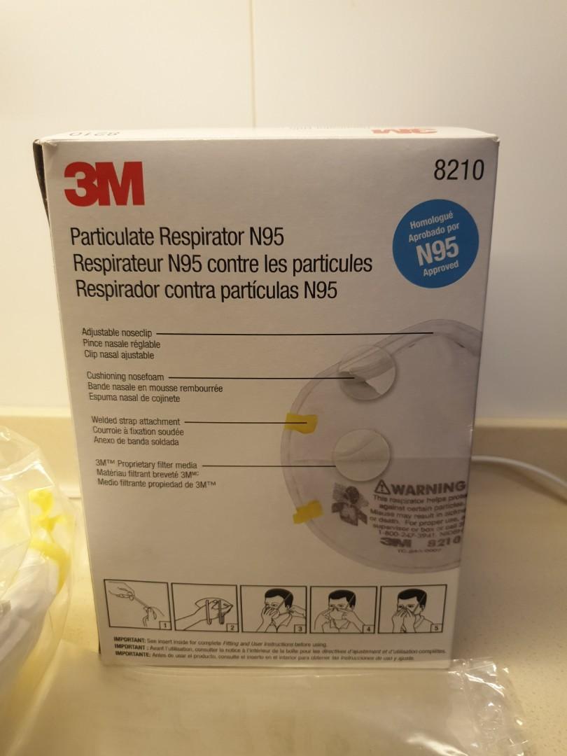 3M N95 Approved Mask (Particulate Respirator N95), Babies & Kids, Baby ...
