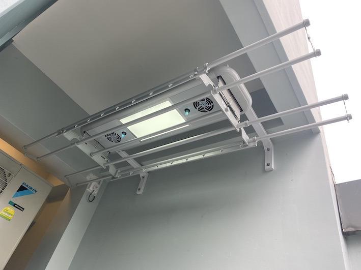 Automated Electric Clothes Hanger System, Furniture & Home Living, Home ...