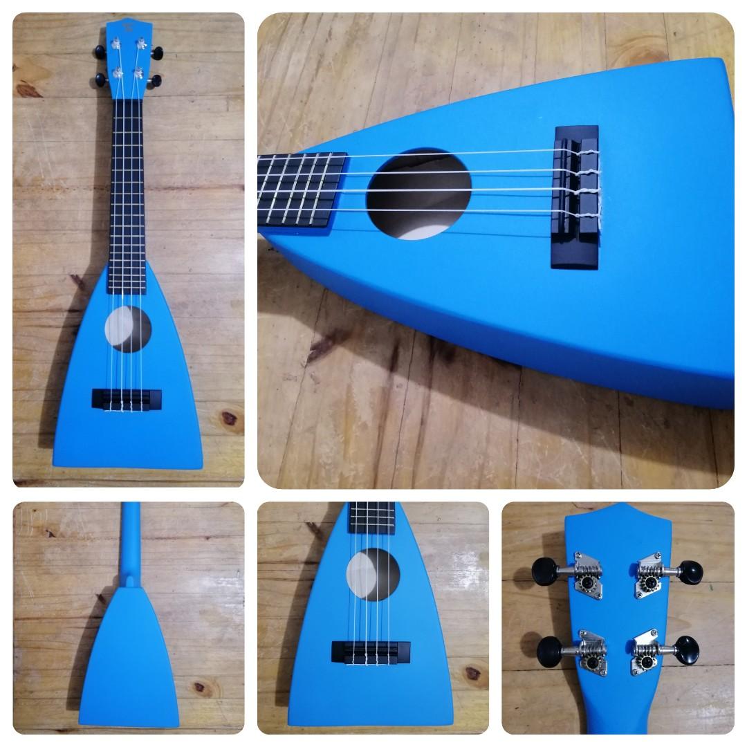 Blue Triangular Ukulele, Hobbies & Toys, Music & Media, CDs & DVDs on ...