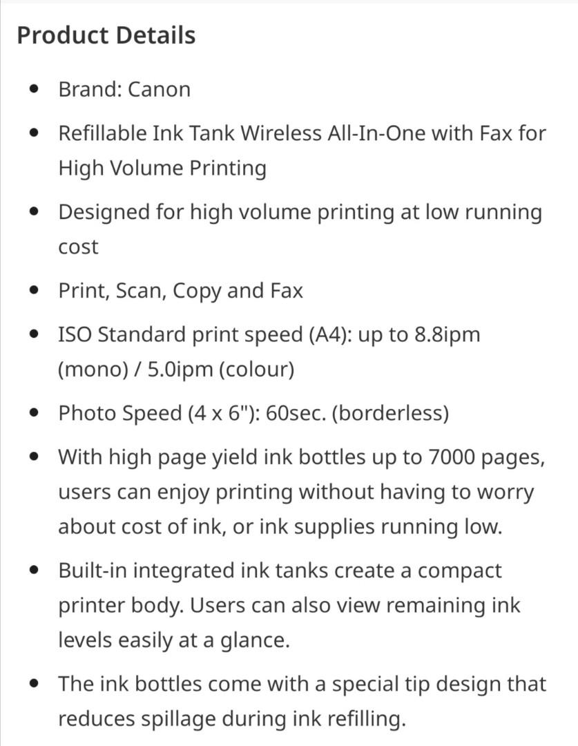 Canon G4010 Printer, Computers & Tech, Printers, Scanners & Copiers on ...