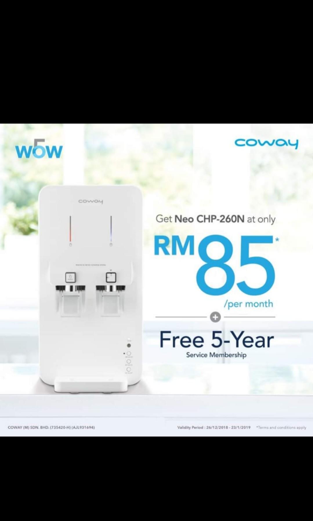 Coway Water Purifier, TV & Home Appliances, Kitchen Appliances, Water ...