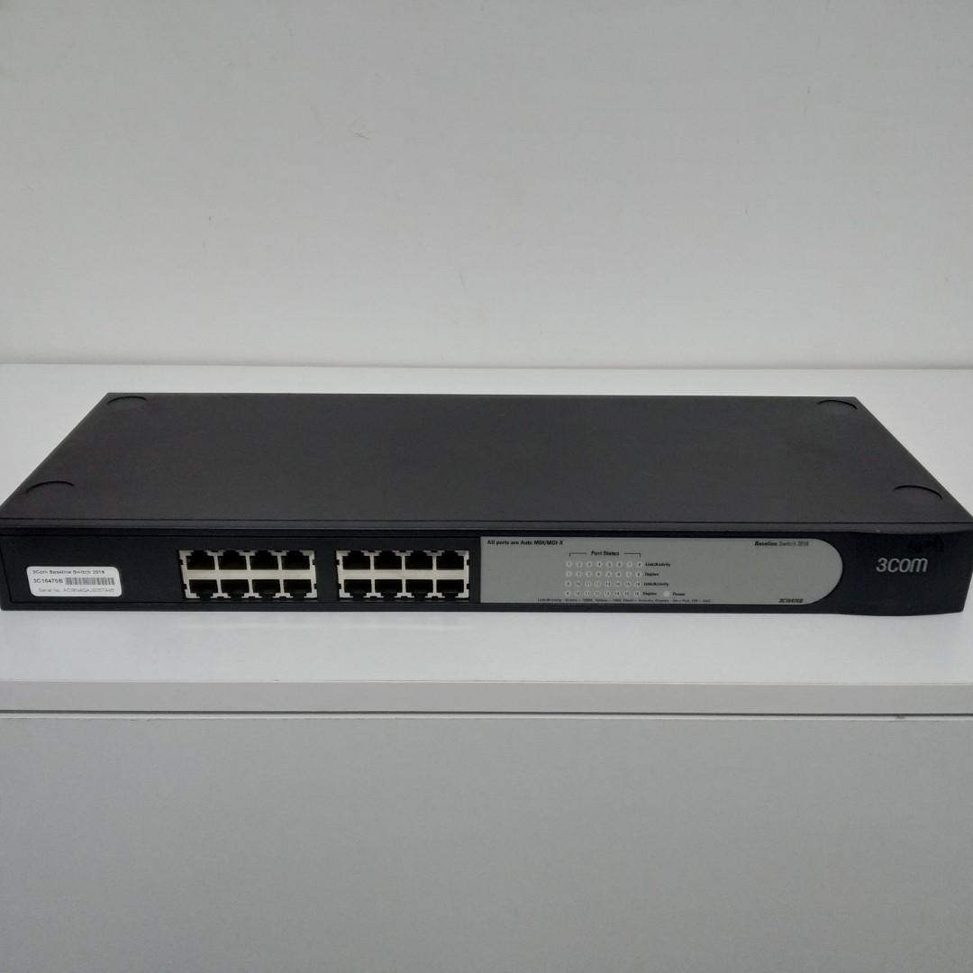 Ethernet Switch 3COM, Computers & Tech, Parts & Accessories, Computer ...