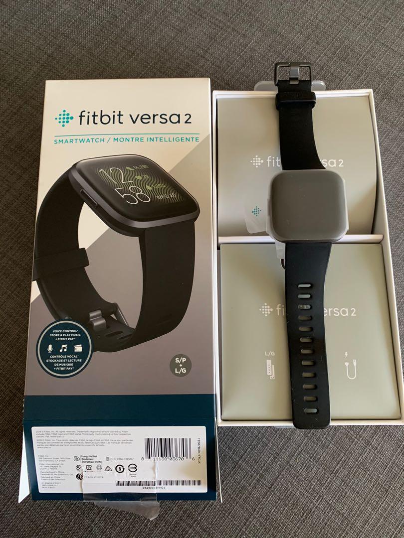 Fitbit Versa 2 full box and warranty, Mobile Phones & Gadgets ...