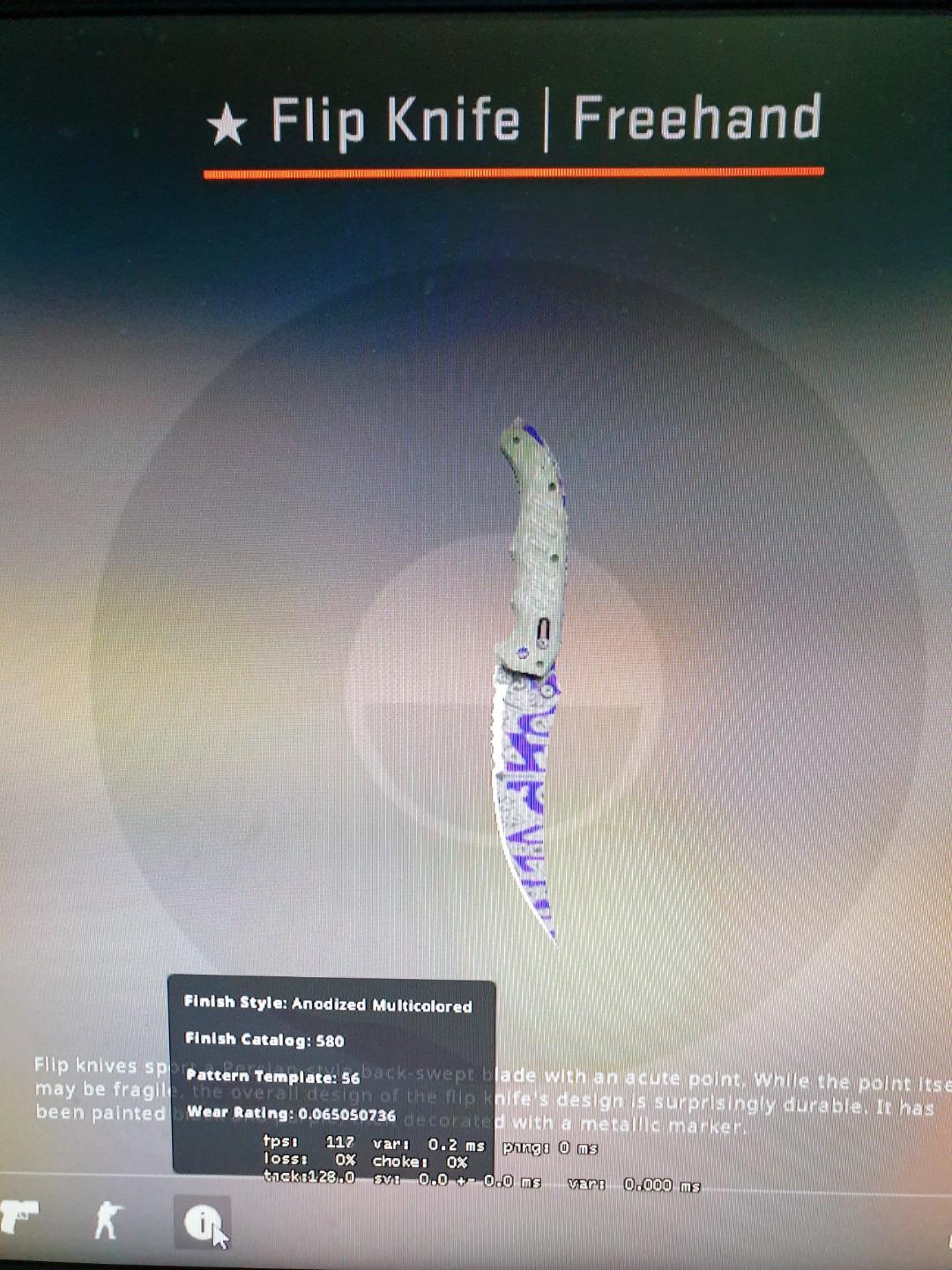 Flip Knife Freehand FN, Video Gaming, Gaming Accessories, Game Gift ...