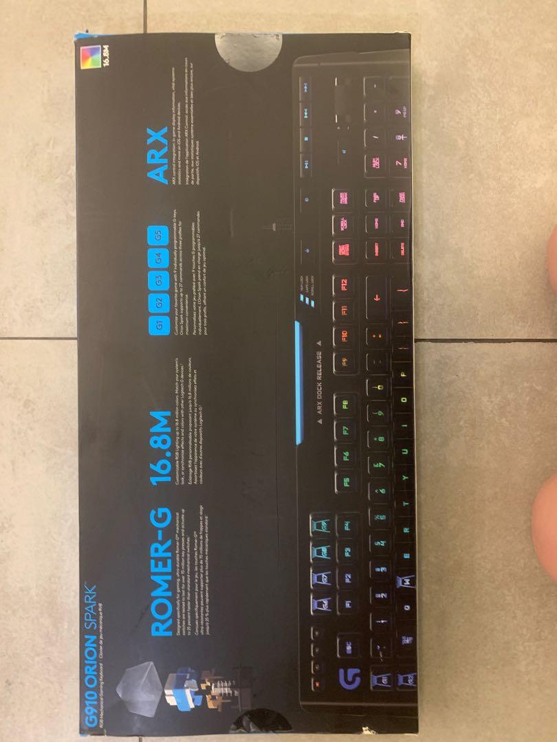 Gaming Logitech G910 Orion Spark RGB Mechanical Gaming Keyboard ...