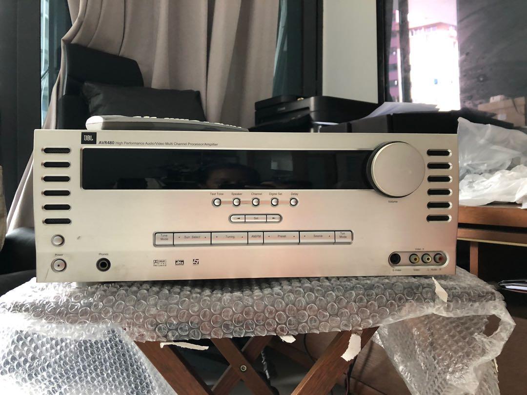 JBL AVR480, AV Dolby Digital Receiver / Amplifier, Audio, Soundbars ...
