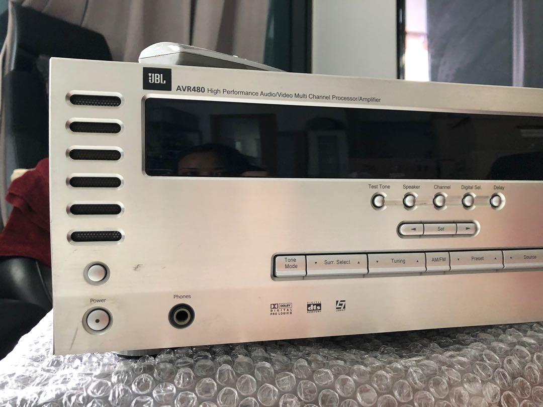 JBL AVR480, AV Dolby Digital Receiver / Amplifier, Audio, Soundbars ...
