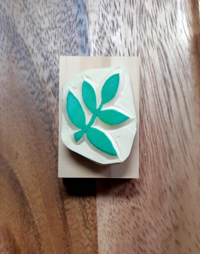 Lemon & Leaf Stamp, Hobbies & Toys, Stationery & Craft, Craft Supplies ...