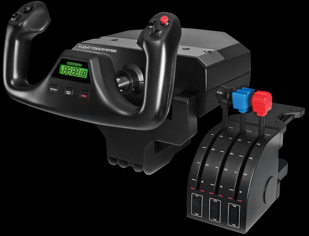 Logitech Pro Flight Yoke System with box (Flight simulator controller ...