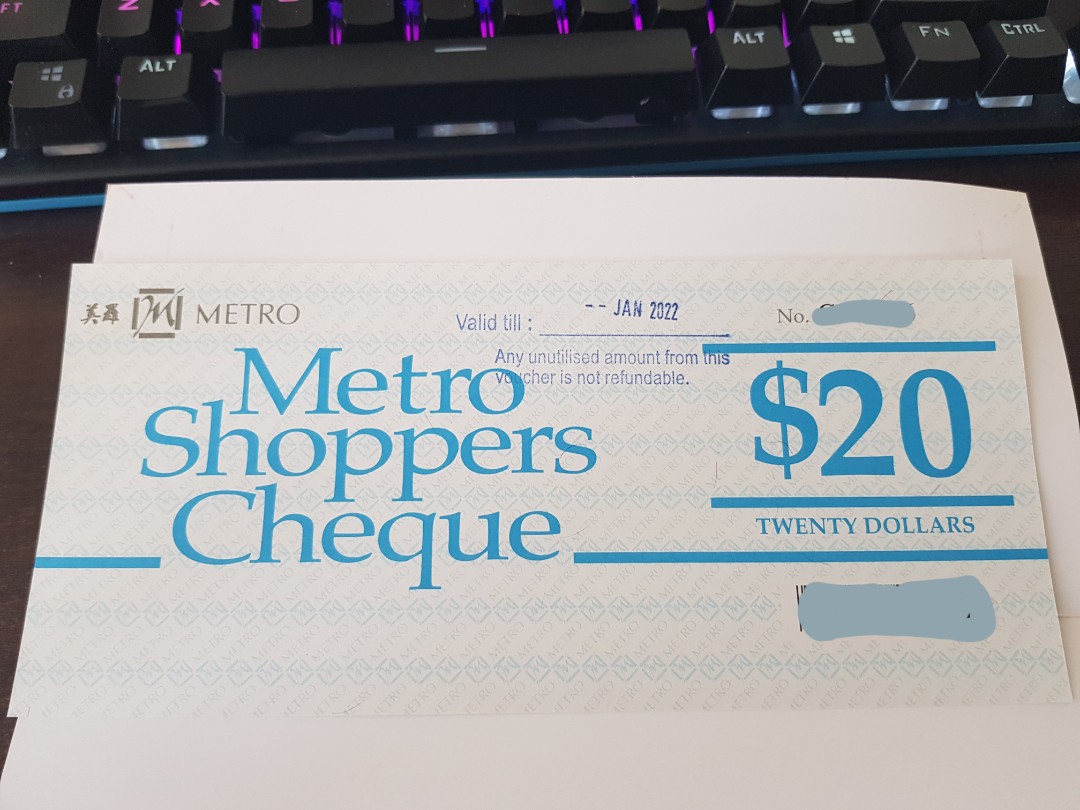 Metro 20$ Voucher, Tickets & Vouchers, Vouchers on Carousell