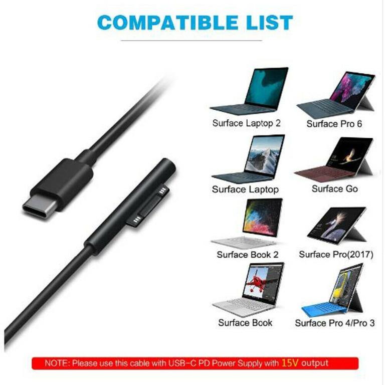 Microsoft Surface Book Go Surface Laptop 2 3 / Book 1 2 3 Go Studio USB ...