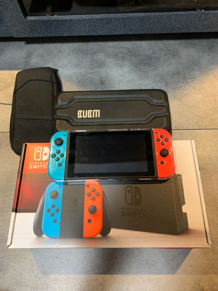 Nintendo Switch Console full set, Video Gaming, Video Game Consoles ...