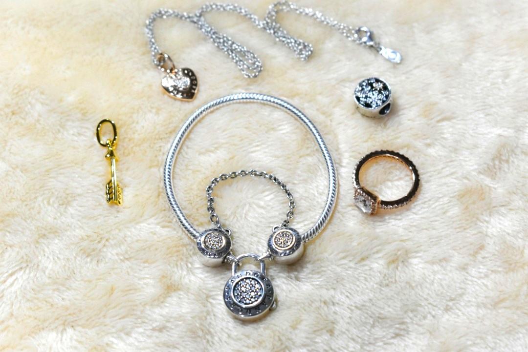 Pandora Safety Chain - Signature Two Tone, Women's Fashion, Jewelry ...