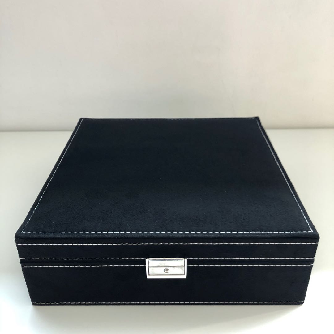 Premium Jewelry Box Black, Women's Fashion, Jewelry & Organisers ...