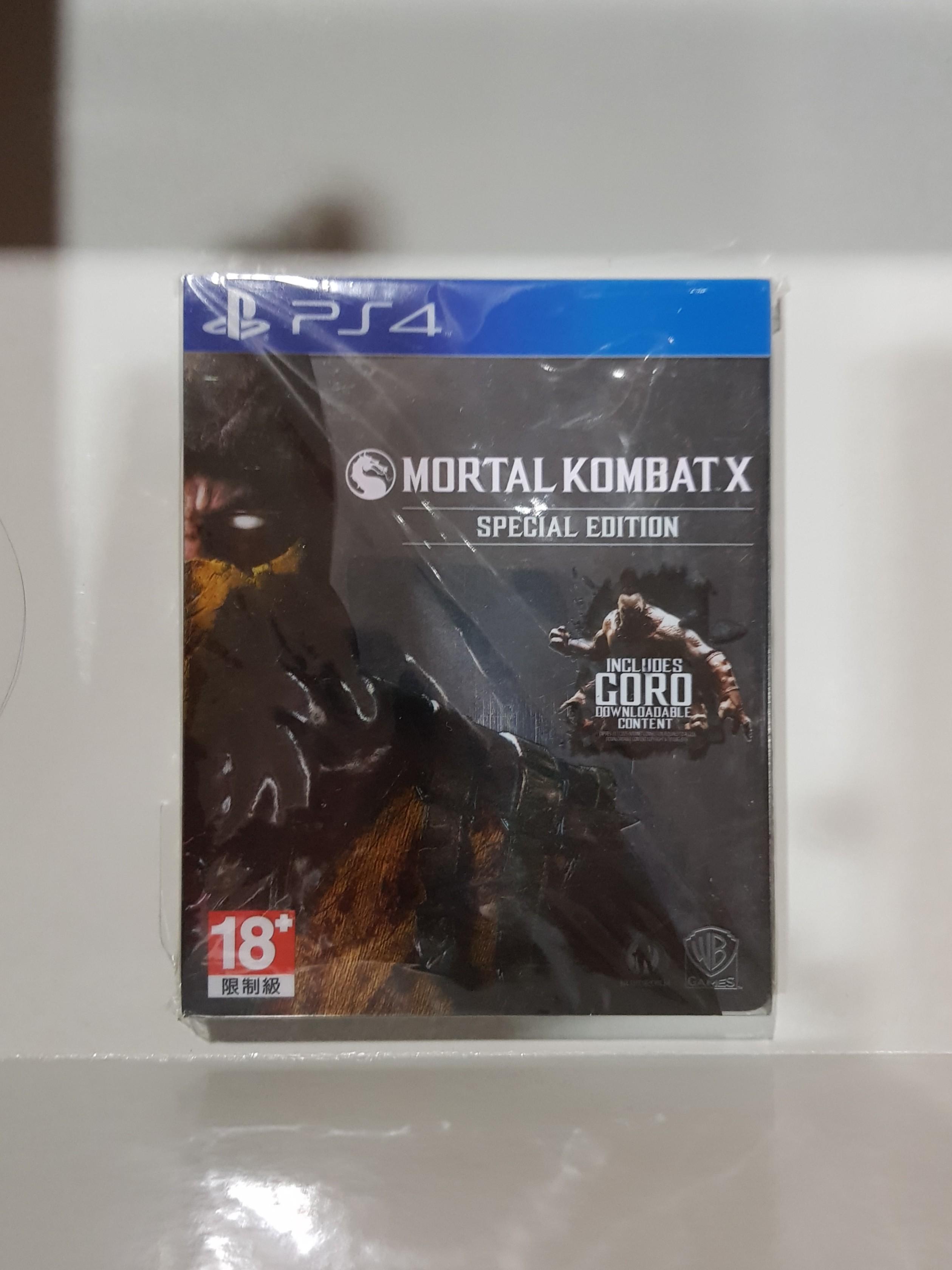 Ps4 - Mortal Kombat X steelbook with game(rare), Video Gaming, Video ...