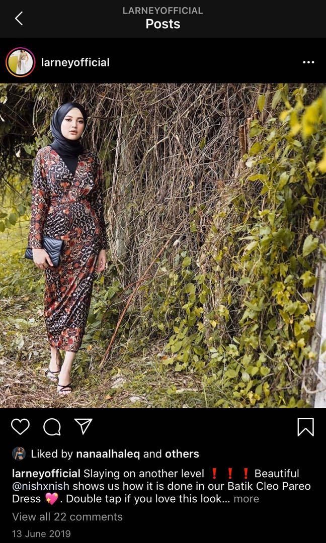 [RENT] Raya Haji 2022 ! Pareo Larney X Locka, Women's Fashion, Muslimah ...