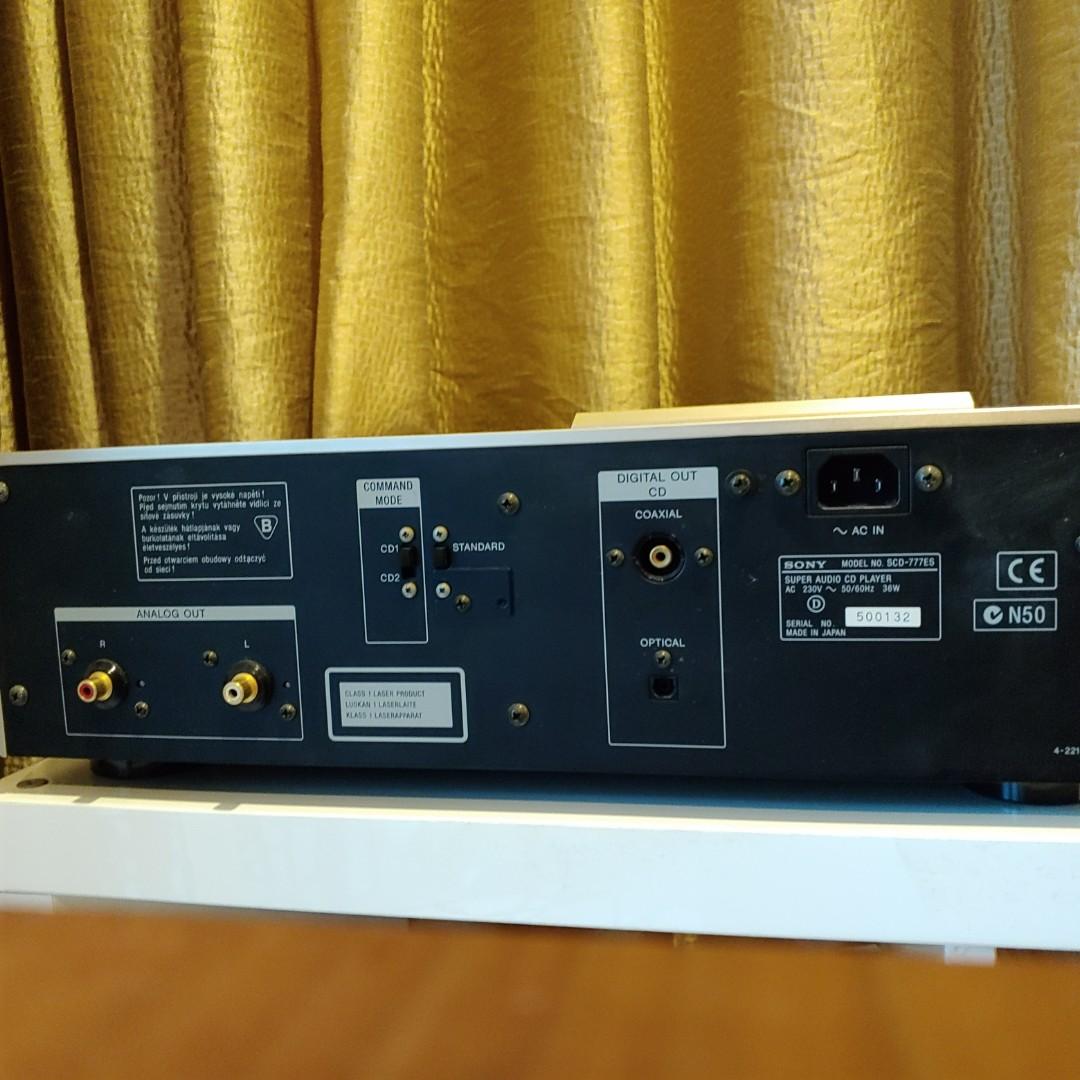 Sony SCD-777ES SACD Player, Audio, Portable Music Players on Carousell