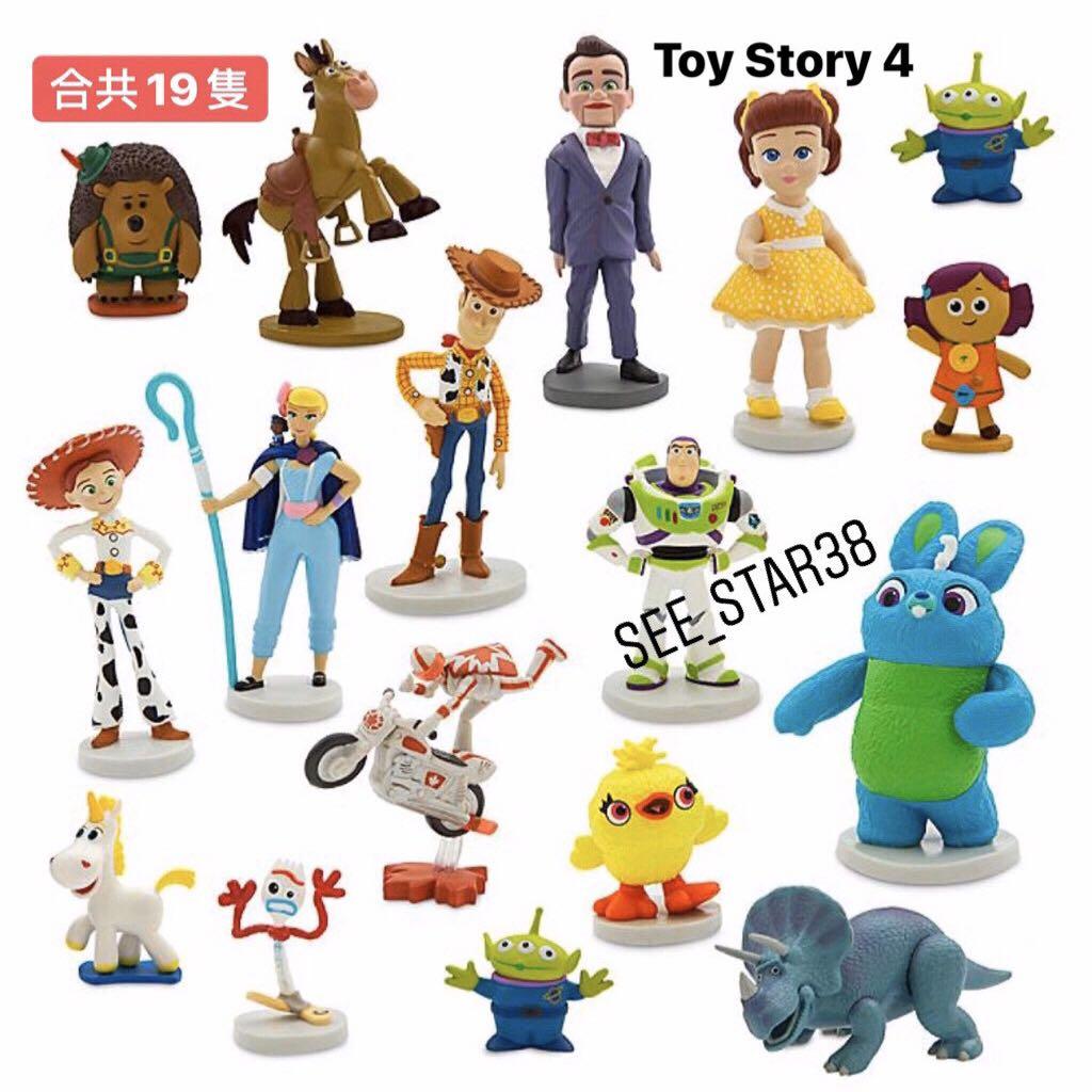 Toy Story 4 Mega Figure Play Set 反斗奇兵4 全套19隻玩具角色Box Set 超大盒！, 興趣及遊戲, 玩具 ...