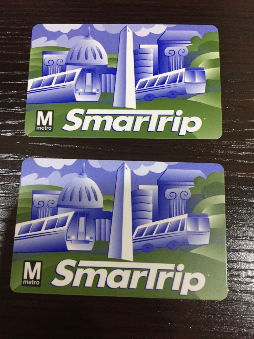 2 x Washington metro card, Tickets & Vouchers, Vouchers on Carousell