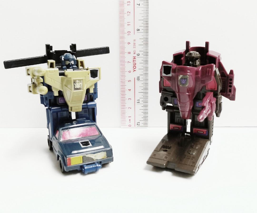 罕有87年G1兩對合體 變形金剛 Transformers Duocon Battletrap + Flywheels Takara ...