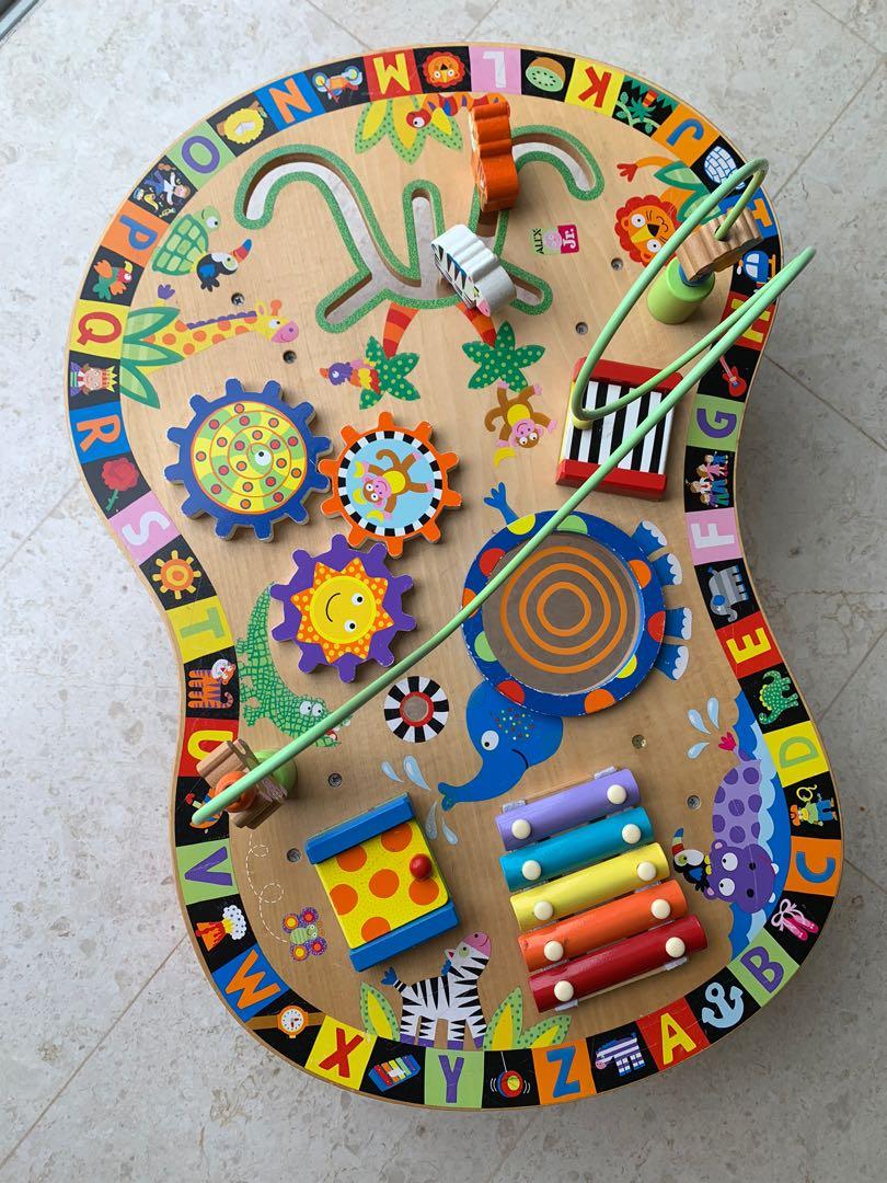 ALEX Jr. Sound and Play Busy Table, Babies & Kids, Baby Nursery & Kids ...