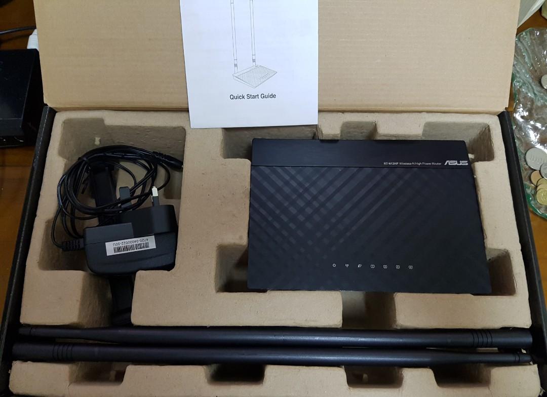 Asus RT-N21HP Long Range Router, Computers & Tech, Parts & Accessories ...