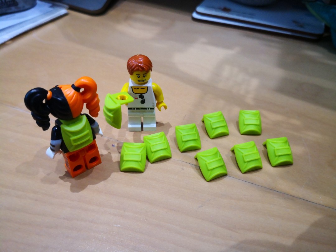 Authentic Lego green backpack, Toys & Games, Bricks & Figurines on ...