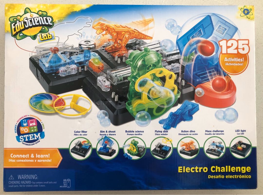 BNIB Edu Science Lab Electro Challenge (125 Activities), Hobbies & Toys ...