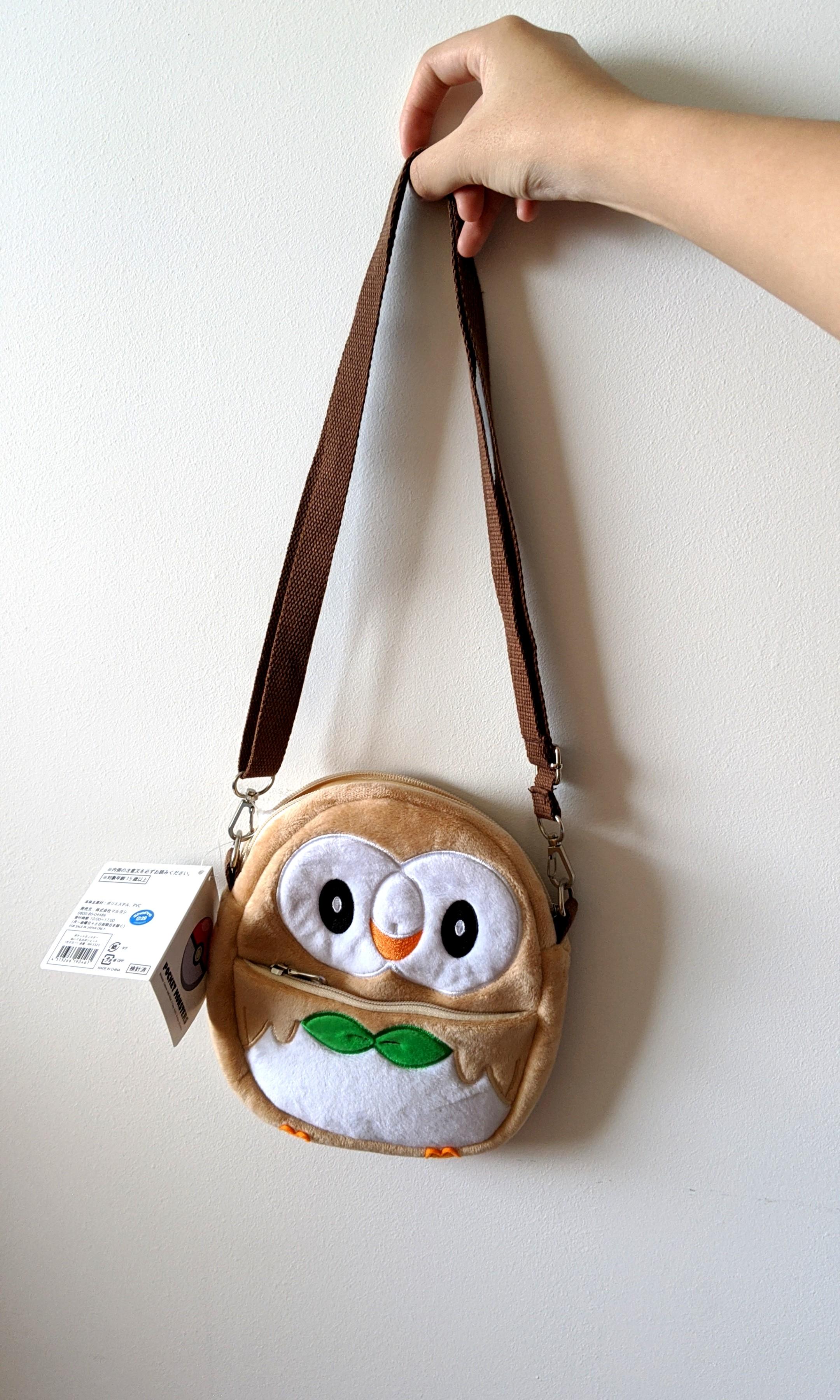 BNWT Pokémon Rowlet Sling Bag, Women's Fashion, Bags & Wallets, Cross ...