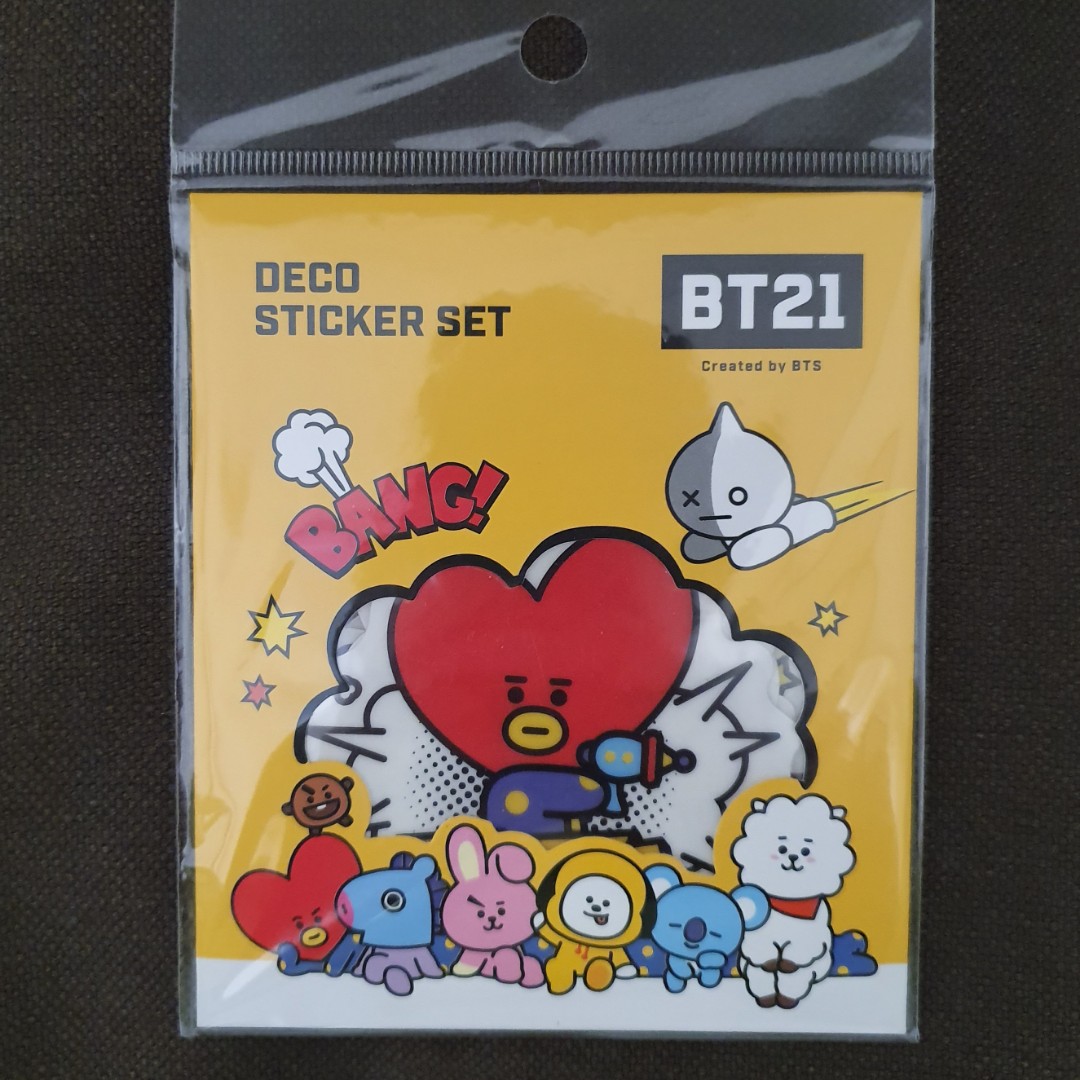 BT21 Deco Sticker Set, Hobbies & Toys, Stationary & Craft, Craft ...