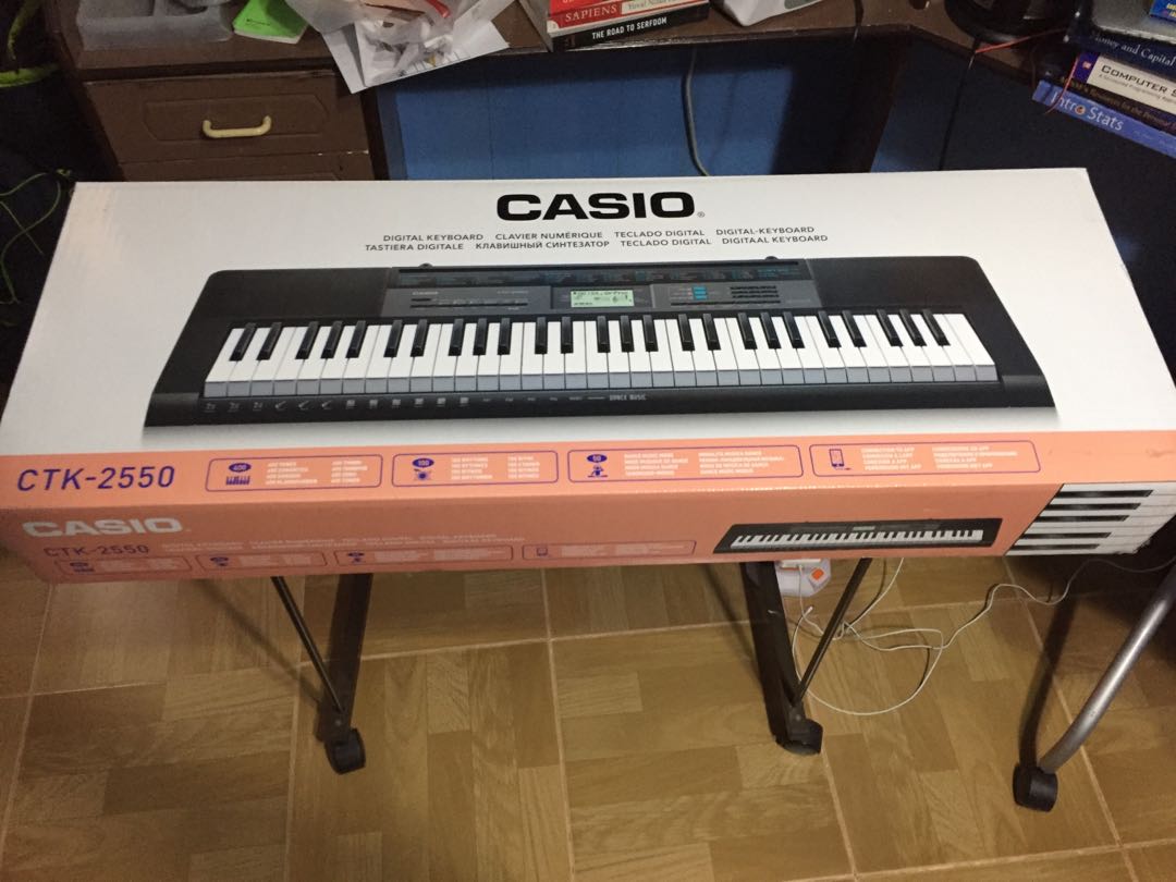 Casio Keyboard piano CTK-2550, Hobbies & Toys, Music & Media, Musical ...
