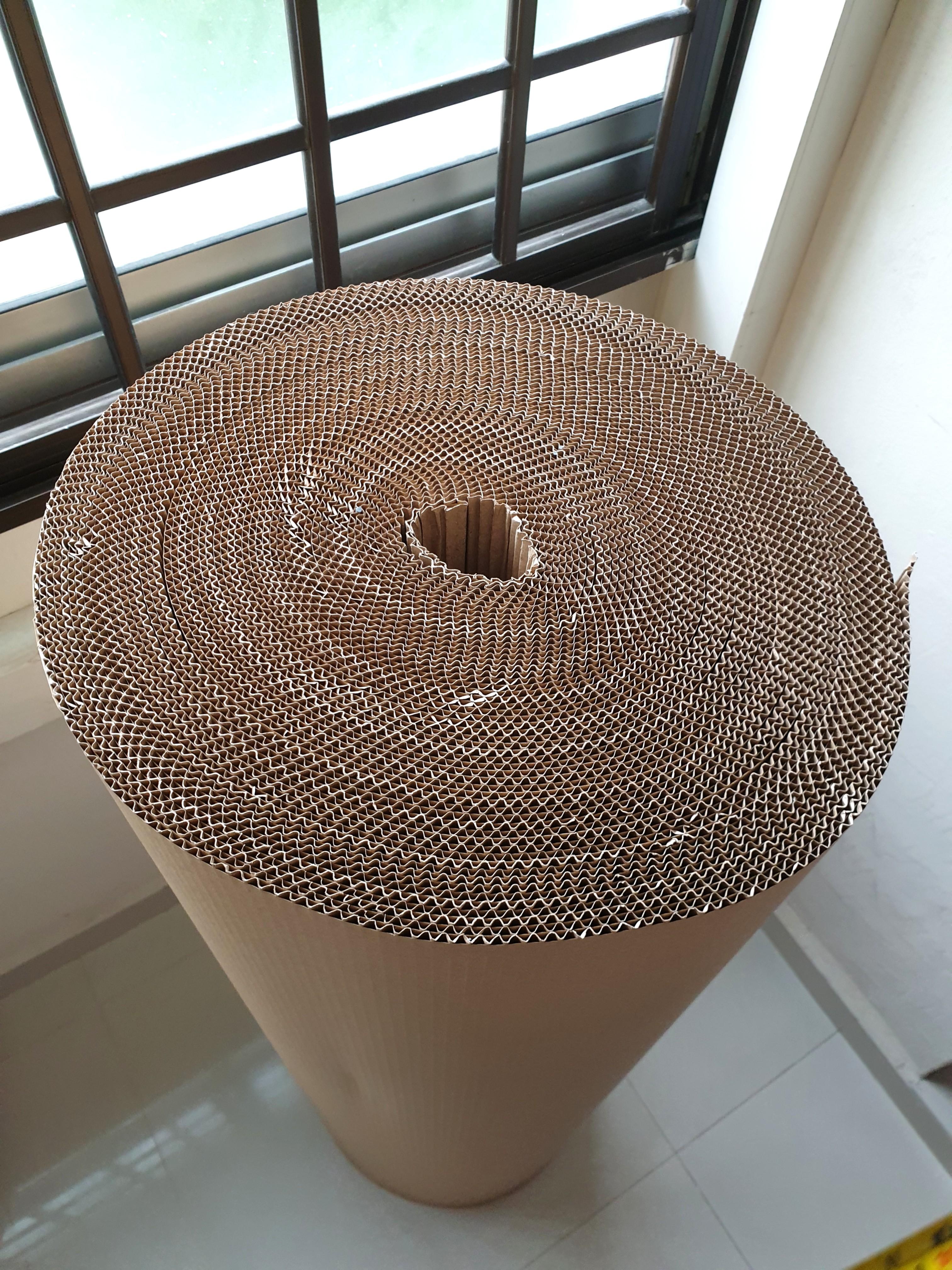 Corrugated cupboard paper roll, Everything Else on Carousell