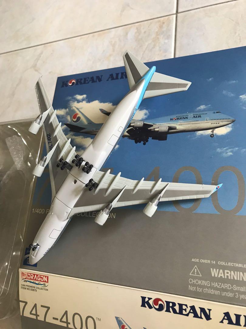 Diecast aircraft model Korean Air, Hobbies & Toys, Memorabilia ...