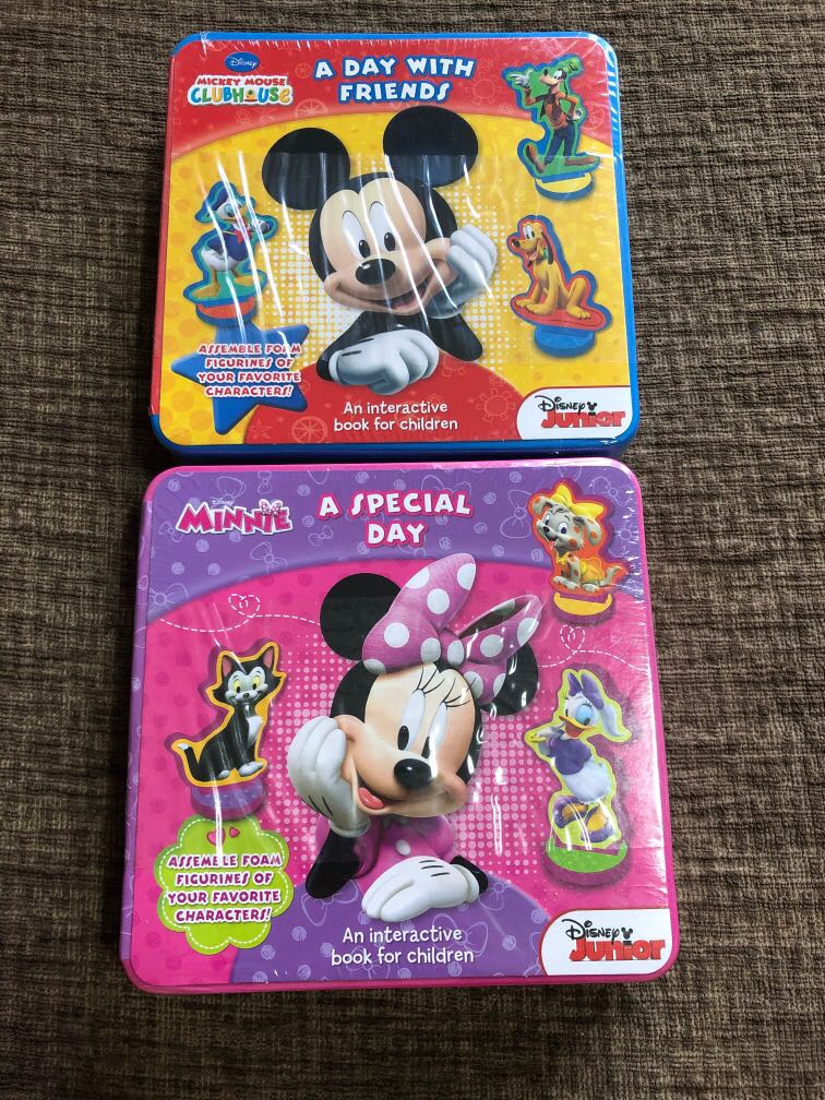 Disney Mickey Mouse Clubhouse & Minnie Interactive puzzle books ...