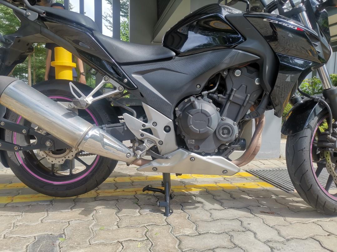 Honda CB400F / CB500F (2013 - 2015) Centerstand, Motorcycles ...