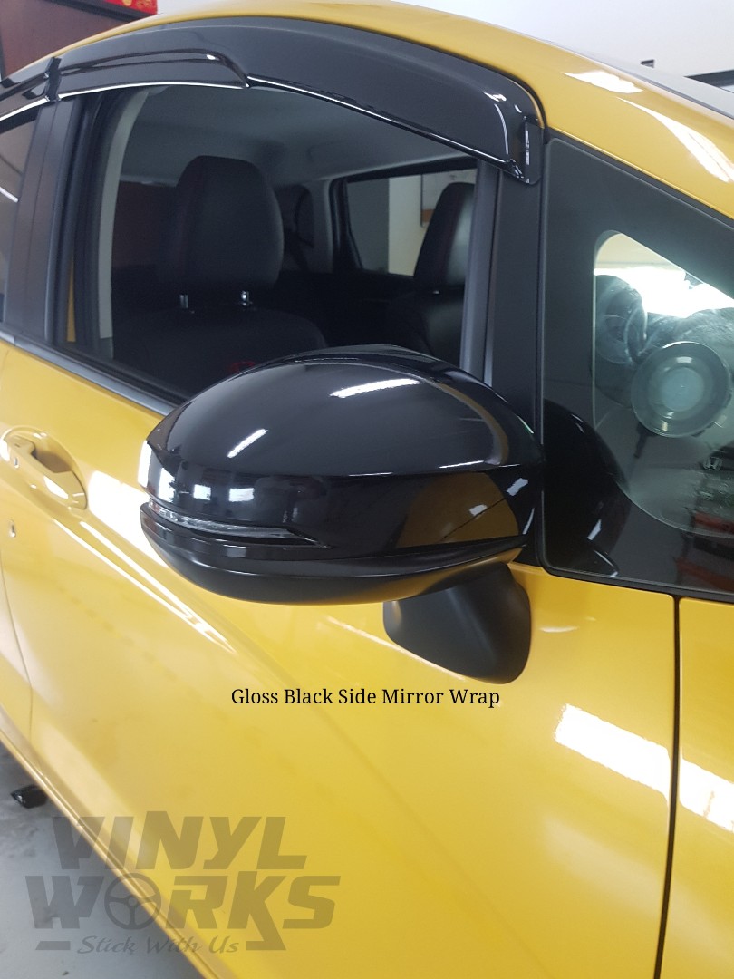 Honda Fit Side Mirror Wrap, Car Accessories, Accessories on Carousell