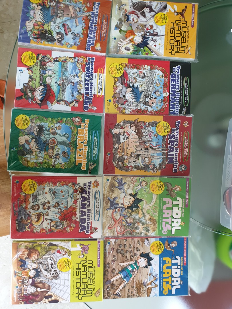 Korea Most Popular Children Educational Comic (10 books), Hobbies ...