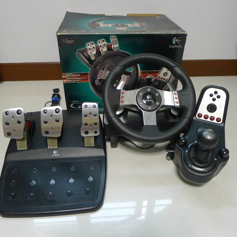 Logitech G27 Force feedback Racing Wheel, Video Gaming, Video Game ...