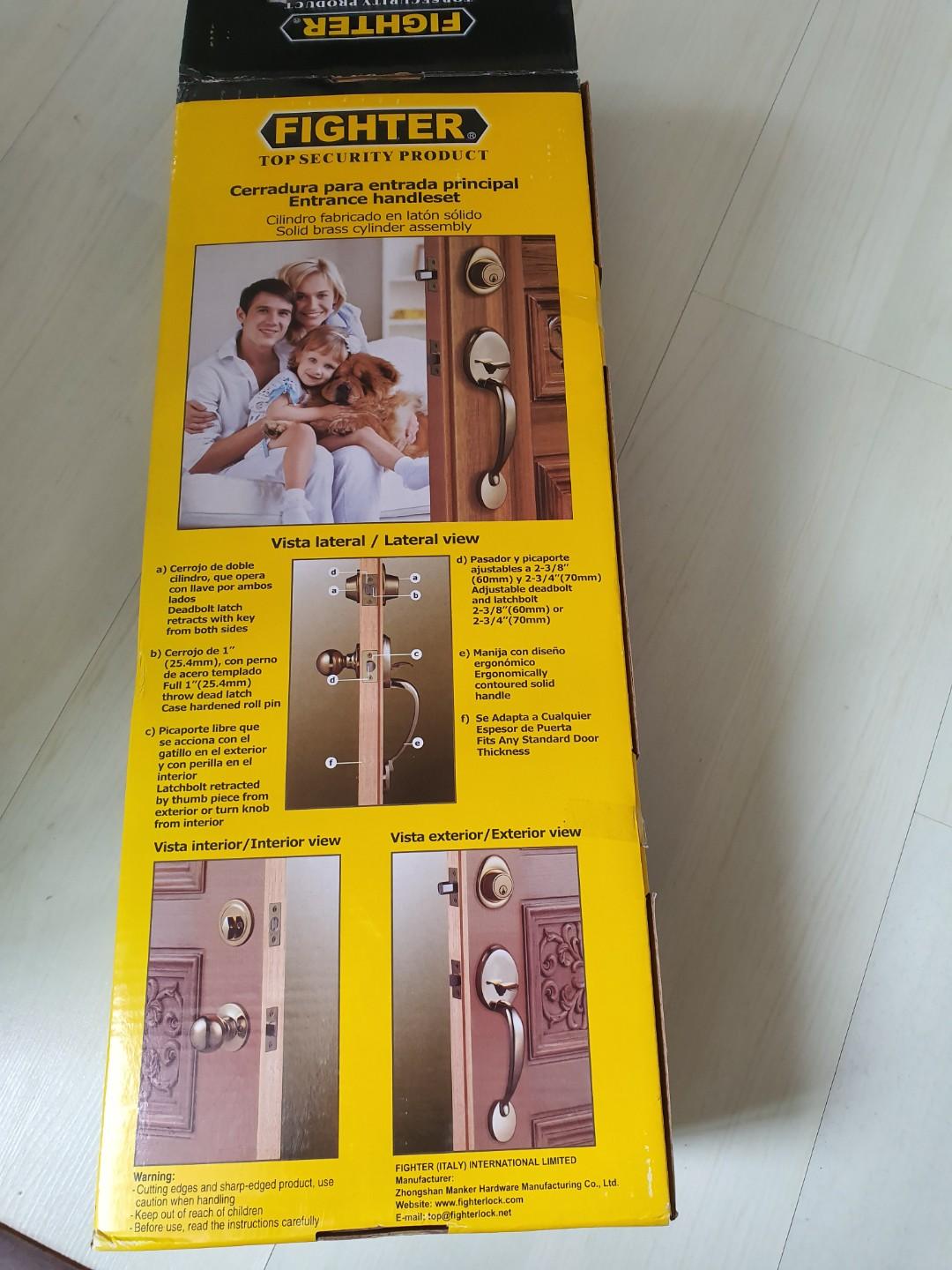 Main wooden door full lock set, Everything Else on Carousell