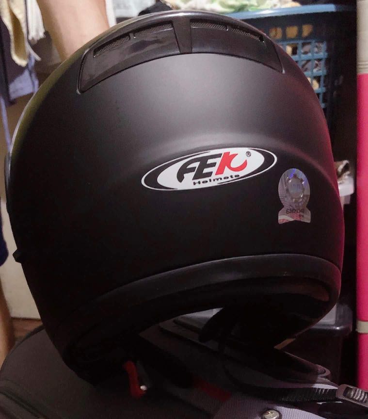 Matte black modular helmet, Motorbikes, Motorbike Parts & Accessories ...