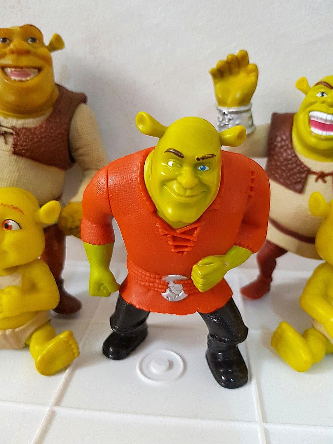 Mcdonalds Shrek Collectibles, Hobbies & Toys, Toys & Games on Carousell