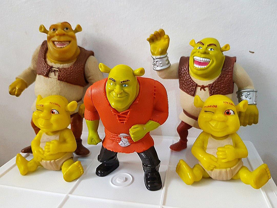 Mcdonalds Shrek Collectibles, Hobbies & Toys, Toys & Games on Carousell