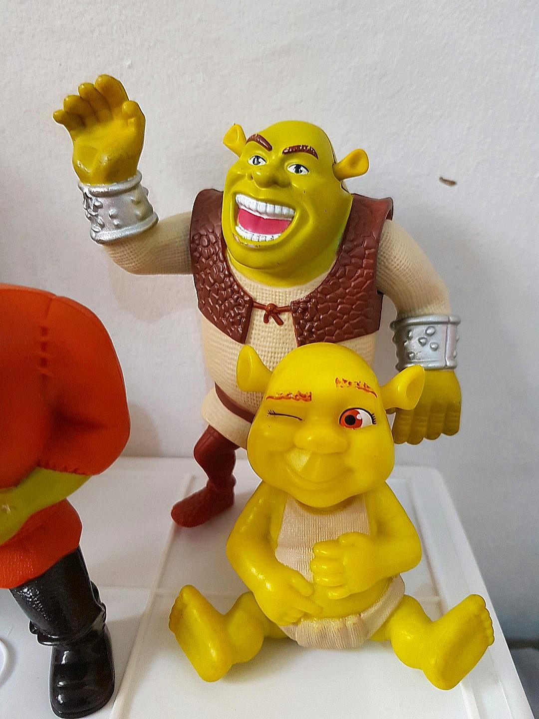 Mcdonalds Shrek Collectibles, Hobbies & Toys, Toys & Games on Carousell
