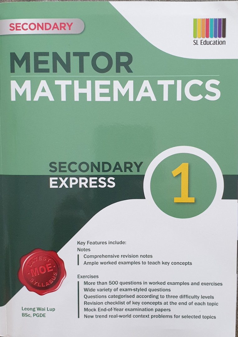 Mentor Maths Sec 1 Express, Hobbies & Toys, Books & Magazines ...